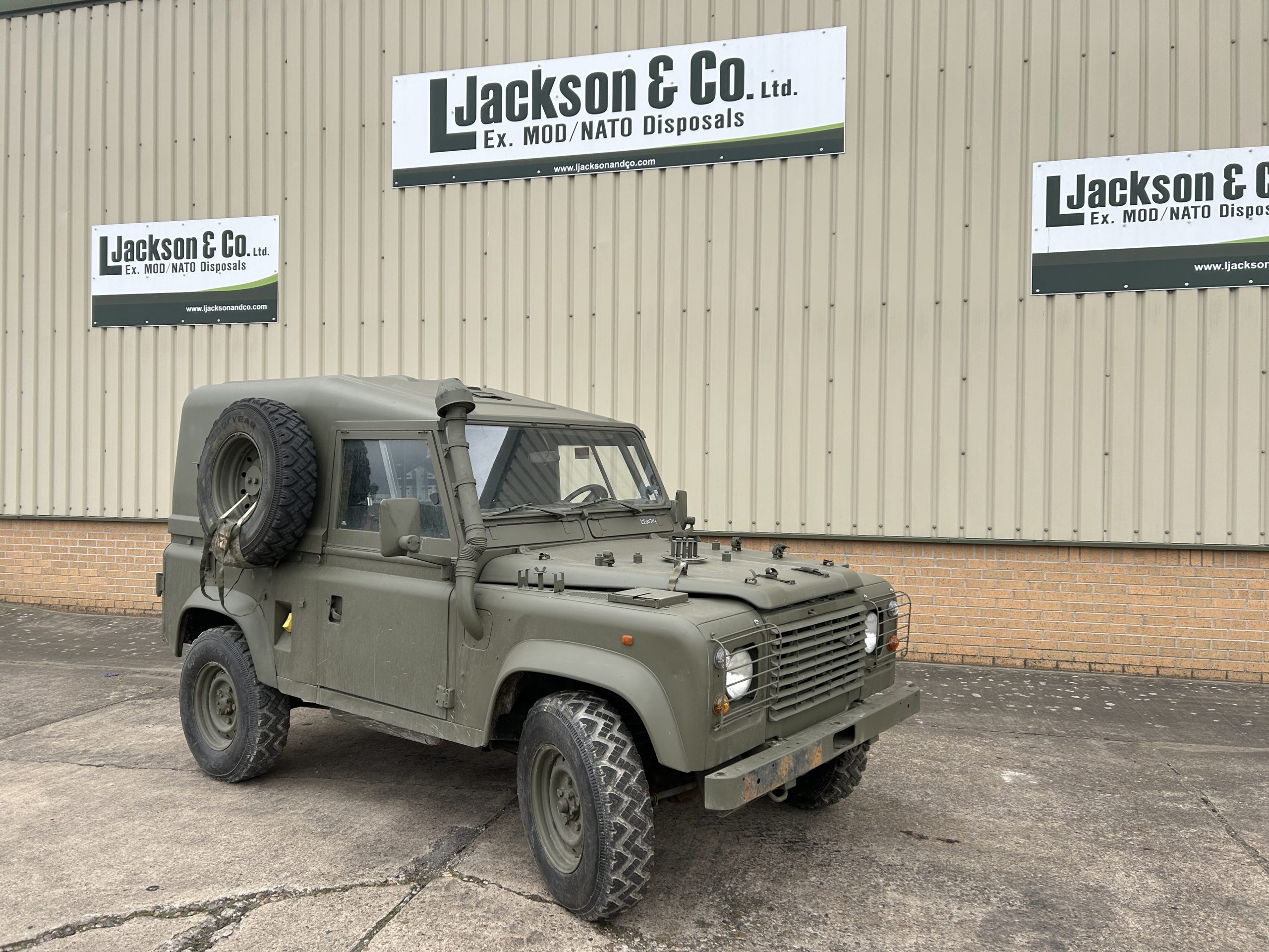 Land Rover Defender 90 Wolf LHD Hard Top | L Jackson & Co - Military ...