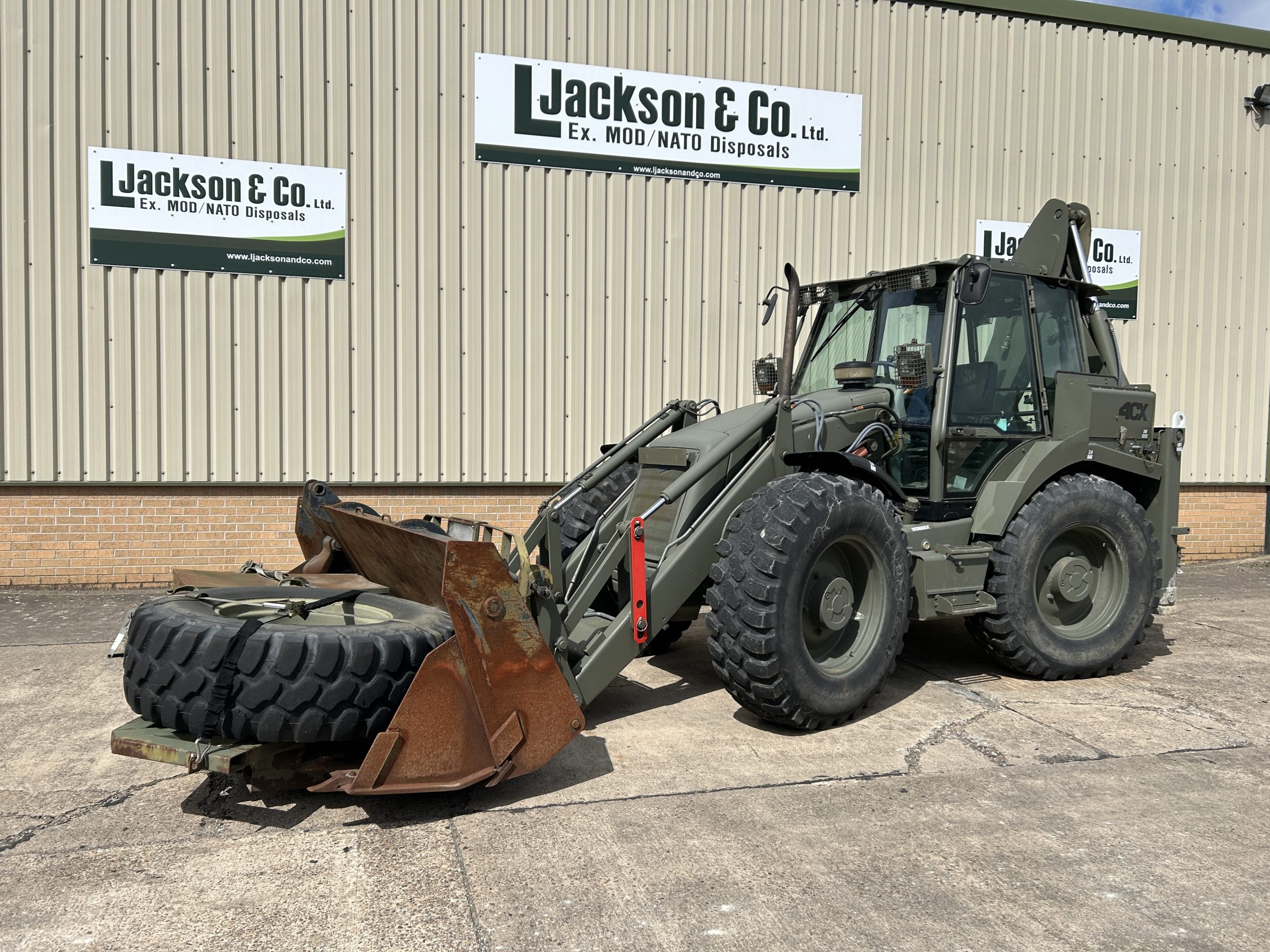 JCB 4CX Backhoe Loader | L Jackson & Co - Military vehicles for sale ...