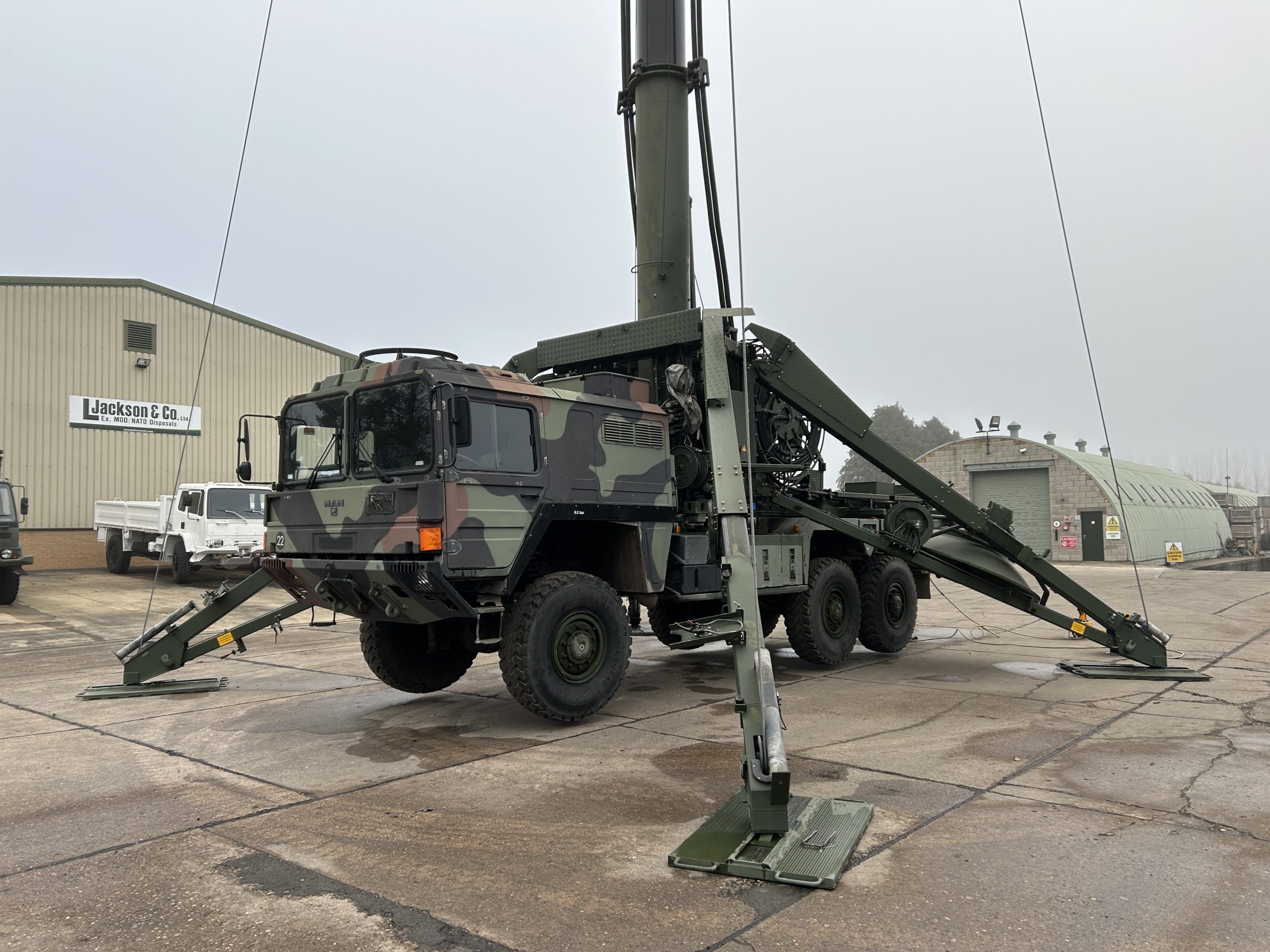 MAN KAT A1 25.422 6×6 with Aerial Mast | L Jackson & Co - Military ...