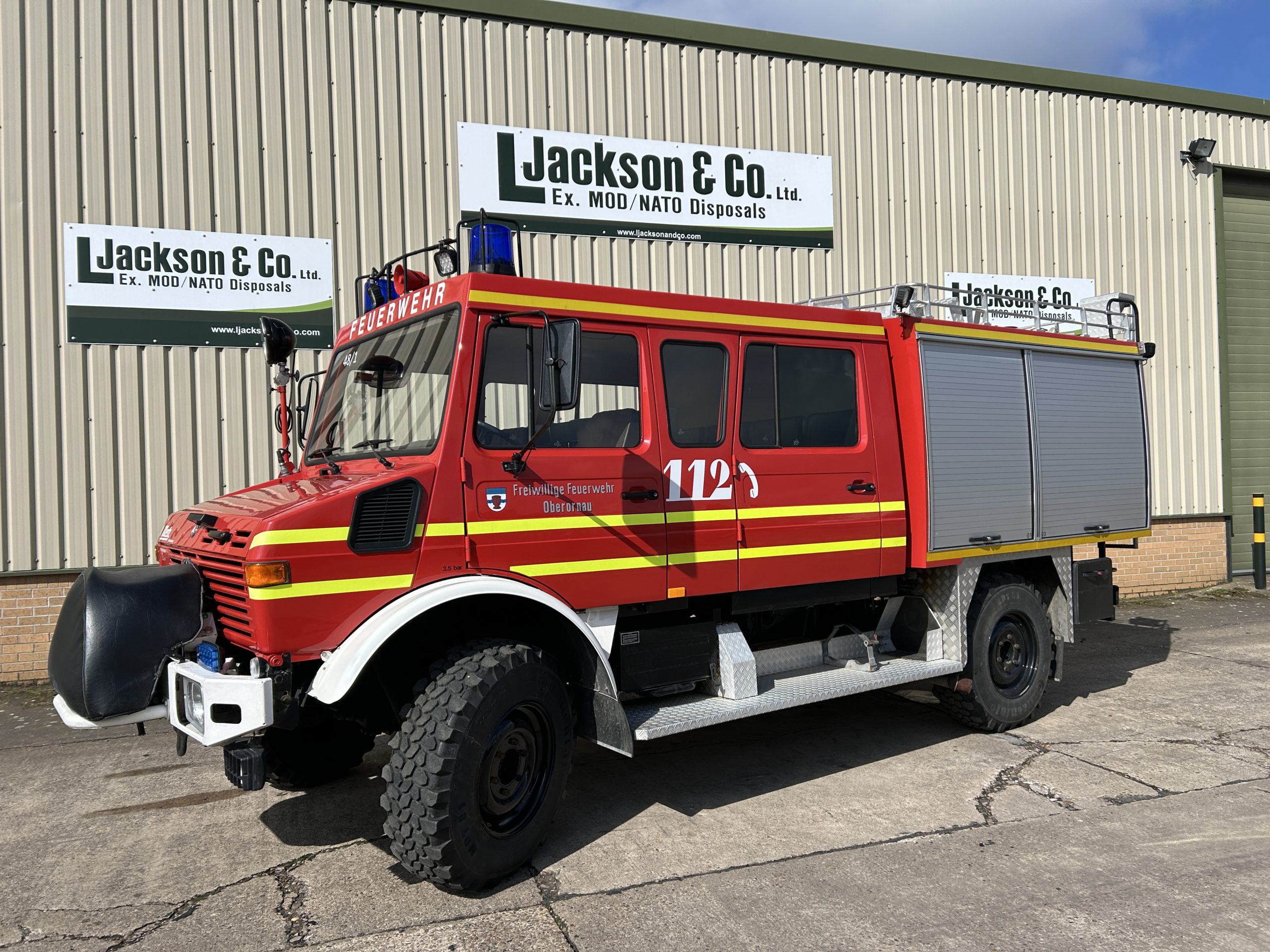 Mercedes Unimog U1300L/37 Double Cab Fire Truck | L Jackson & Co ...