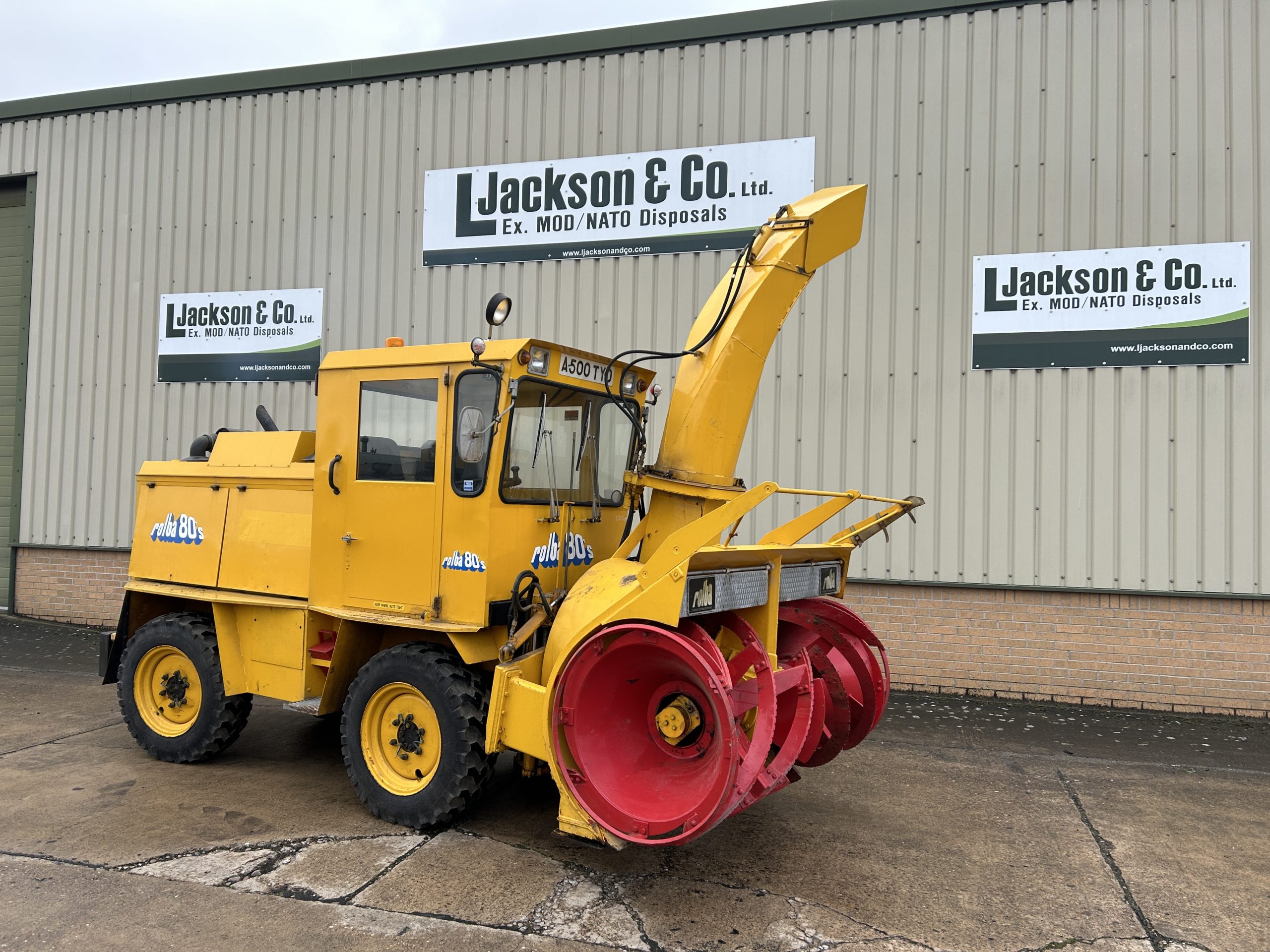 Rolba R400F Snow Blower | L Jackson & Co - Military vehicles for sale ...