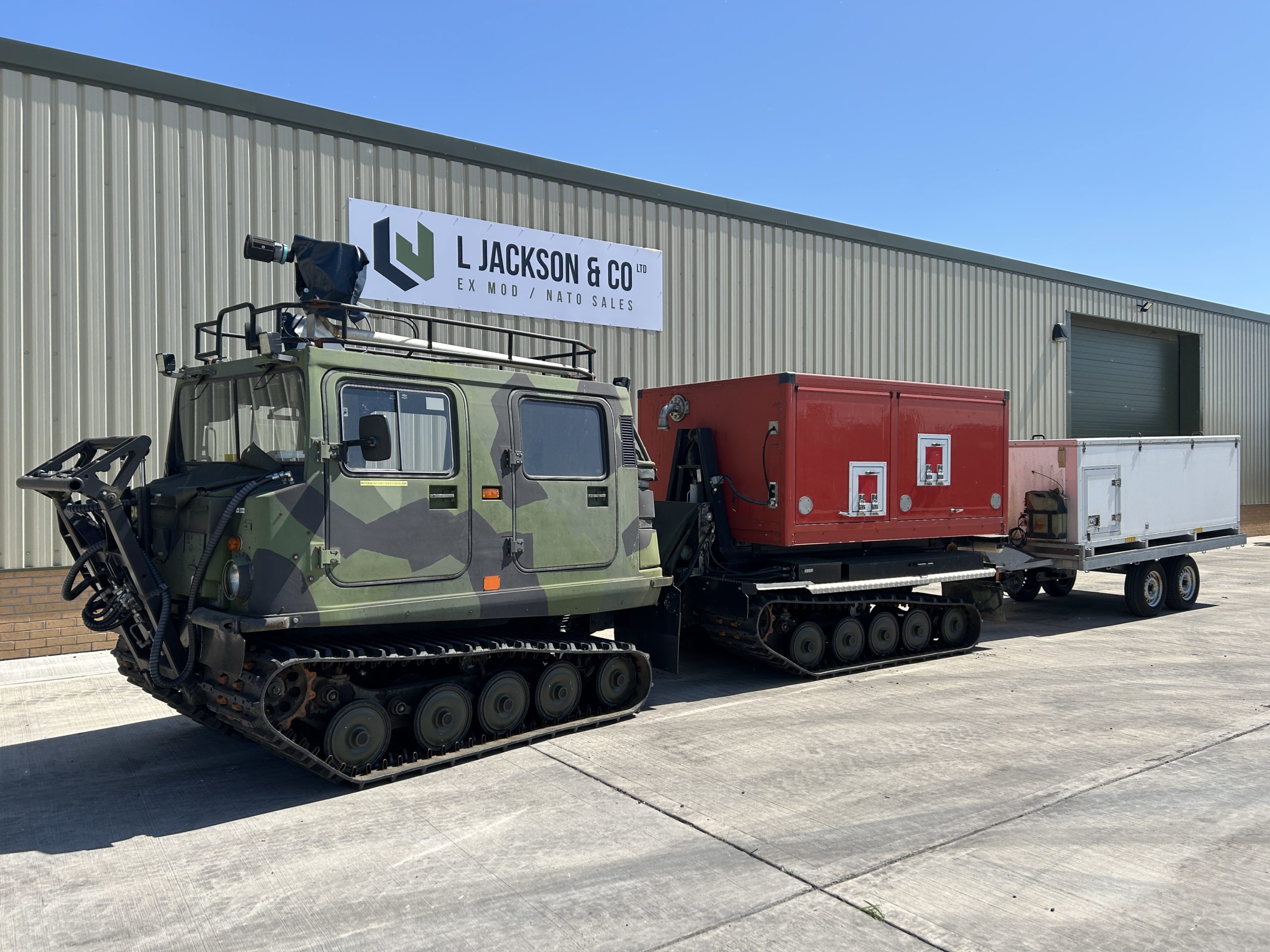 Hagglund BV 206 Drops Fire Vehicle | L Jackson & Co - Military vehicles ...