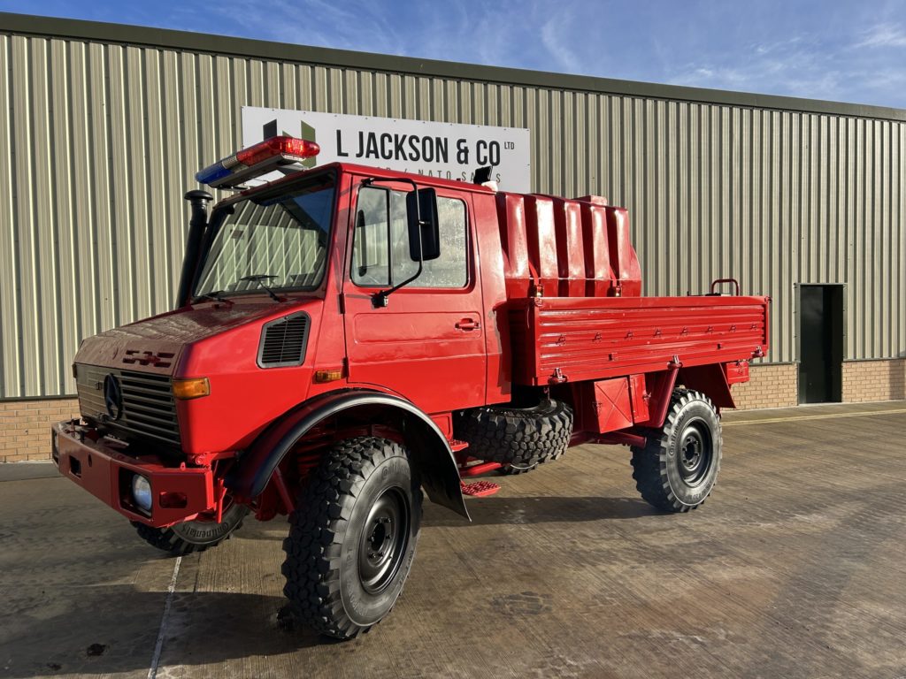 Mercedes Unimog U1300L Fire Truck | L Jackson & Co - Military vehicles ...